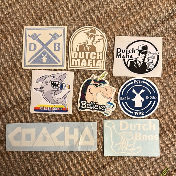 Cell Phones & Accessories | Dutch Bros Themed Sticker Collection | Poshmark